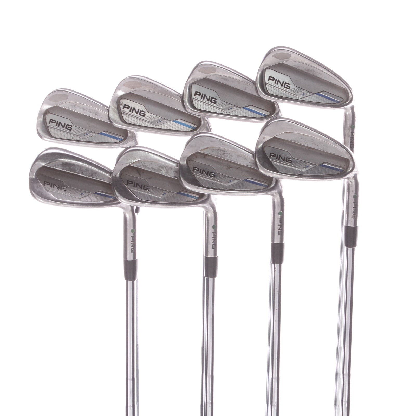 Ping i-Series E1 Steel Men's Right Irons 4-UW Green Dot Stiff - Ping C ...